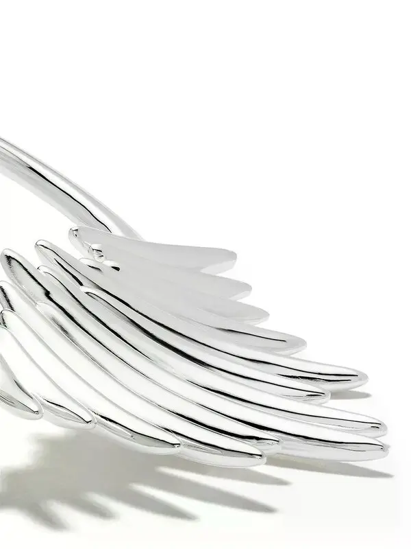 SHAUN LEANE Quill Hoop Earrings - Silver