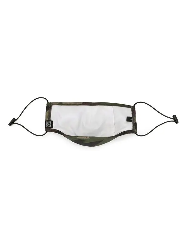 MOSTLY HEARD RARELY SEEN Camouflage Print Face Mask - Brown