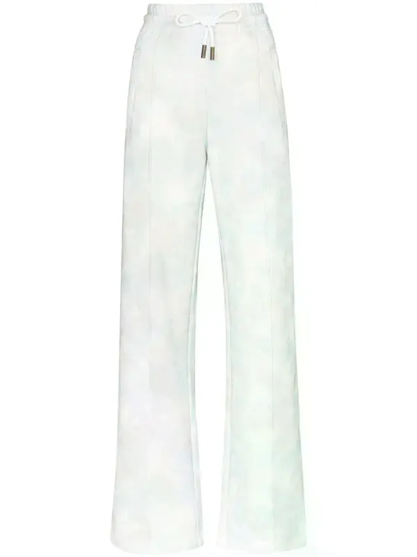 Off-White Cloud Print Straight Leg Track Pants