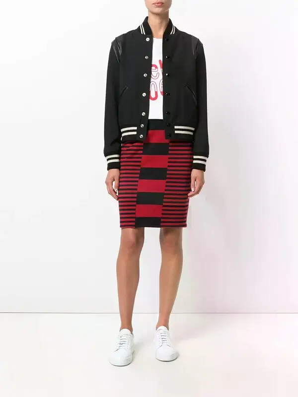 JEAN PAUL GAULTIER Striped Short Skirt