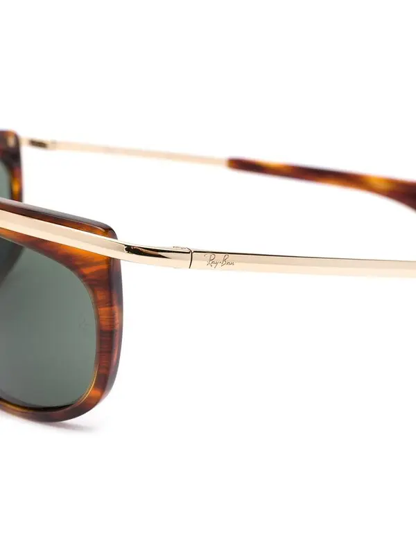 Ray-ban Olympian Oval Frame Sunglasses
