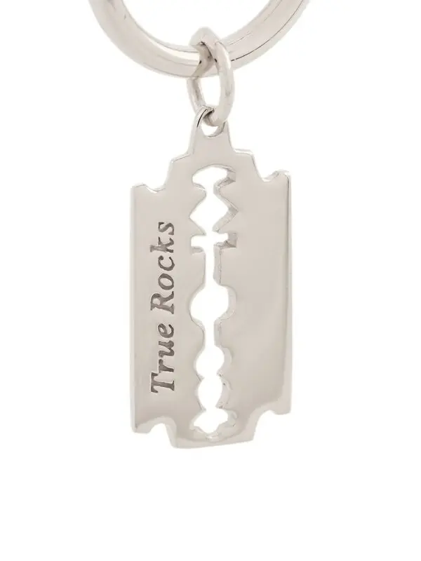 TRUE ROCKS Razor Hoop Earring - Silver
