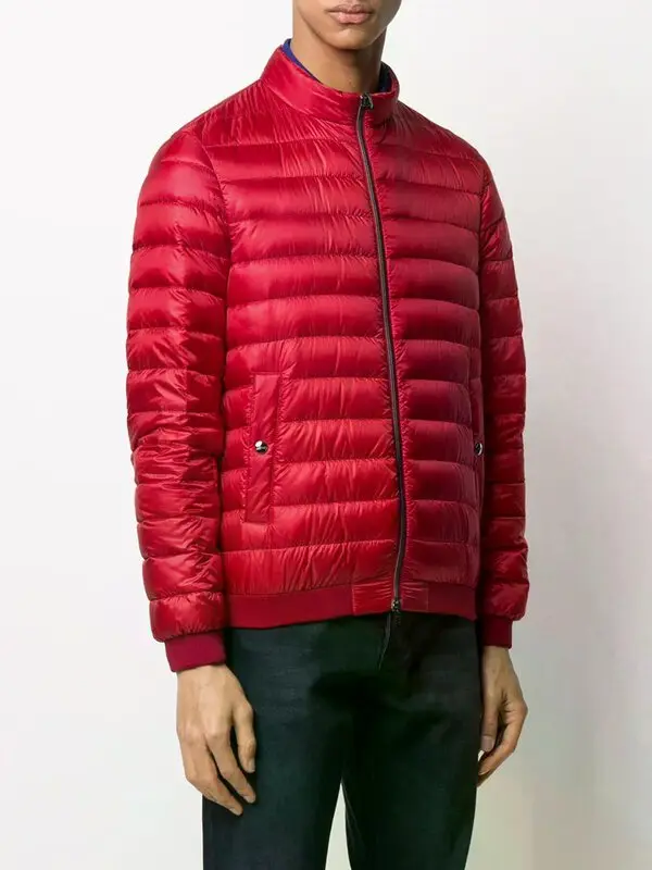 Herno High-neck Quilted Down Jacket - Red