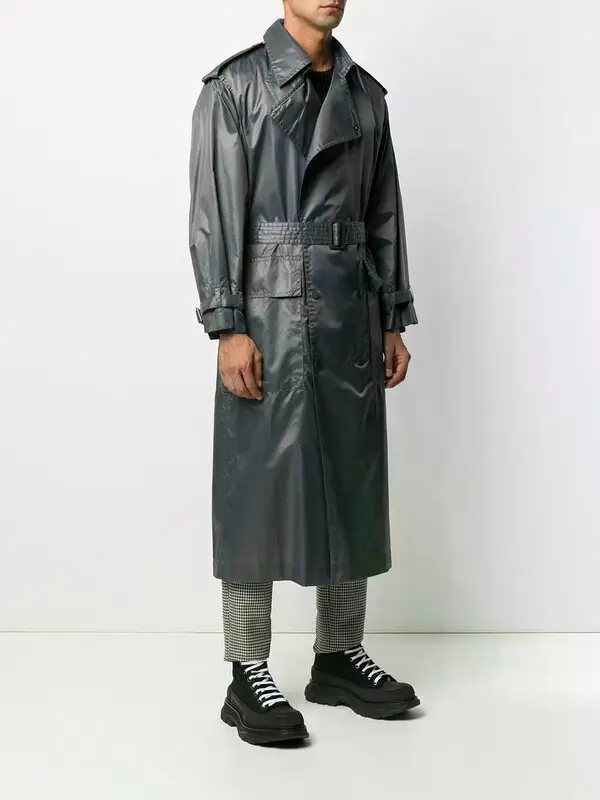 Issey Miyake 1970's Double Breasted Trench Coat