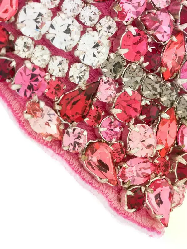 Red Valentino Heart Crystal Necklace