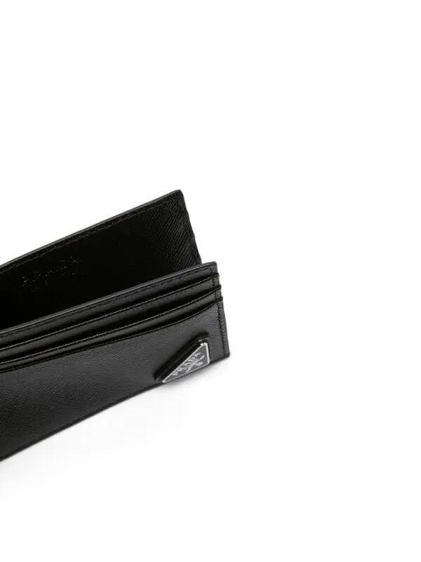 Prada Triangle-logo Leather Cardholder