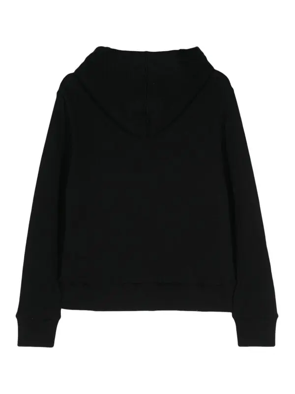Gucci Interlocking G Cotton Hoodie In Black | Editorialist