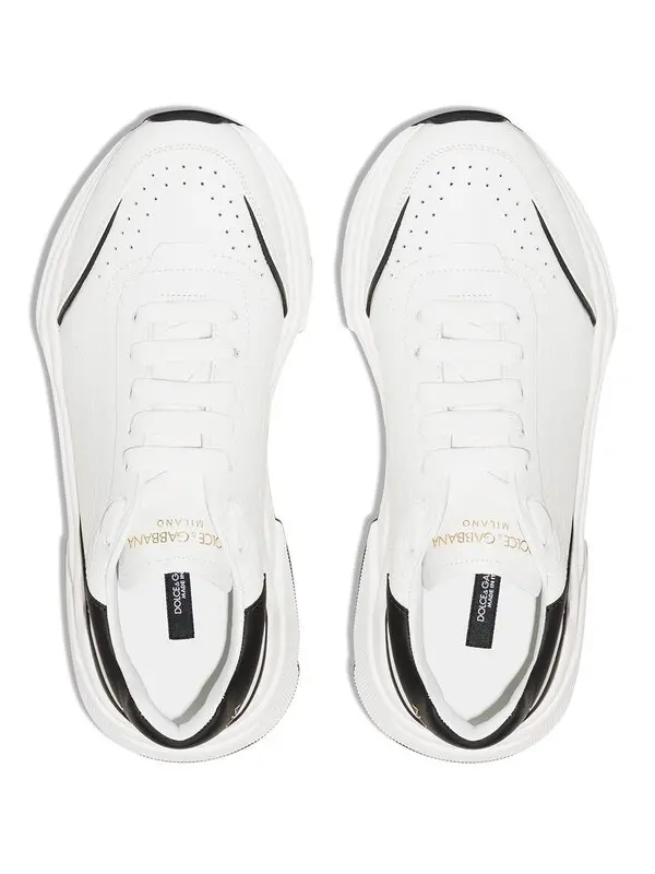 Dolce & Gabbana Daymaster Leather Sneakers - White