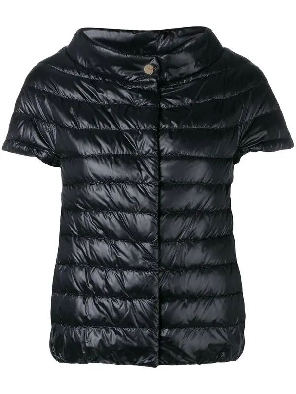 Herno Short-sleeved Down Jacket - Black