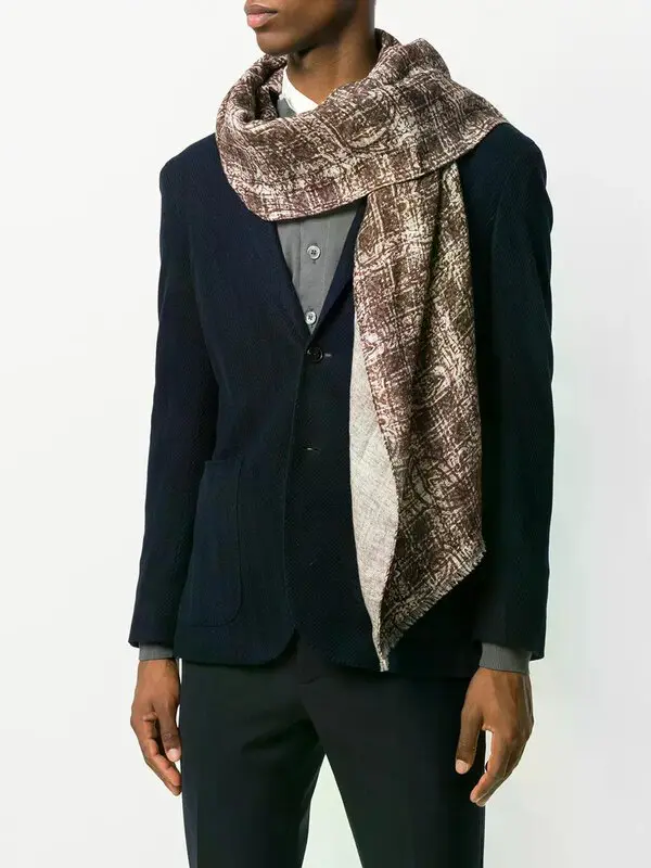 DELL'OGLIO Checked Scarf