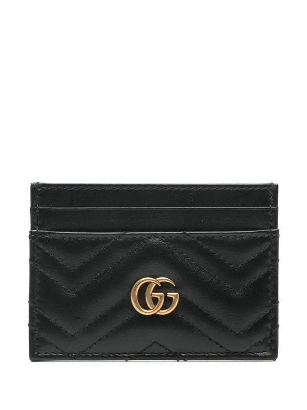 Gucci Gg Marmont Card Case - Black
