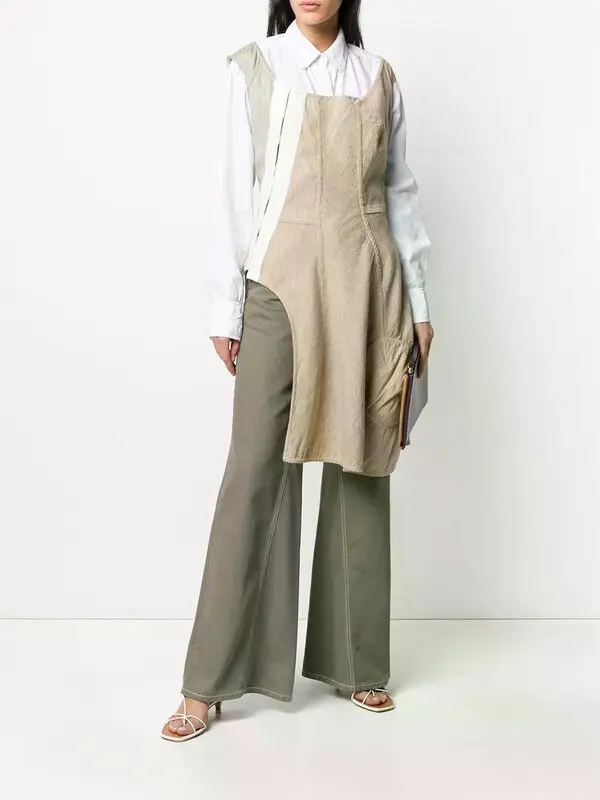 Comme Des Garçons 1999 Patchwork Asymmetric Dress