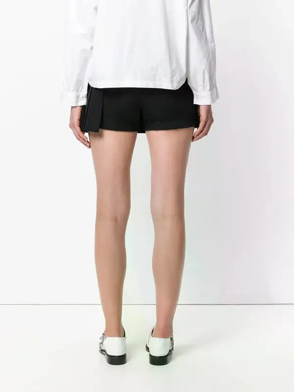 Comme Des Garçons Cross Stud Overlapping Shorts