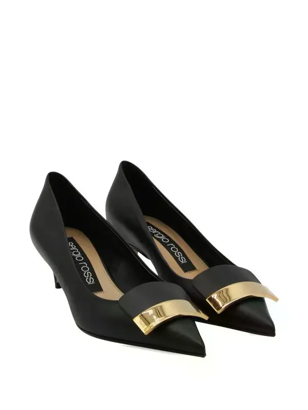 SERGIO ROSSI Sr1 45mm Pointed Pumps - Black