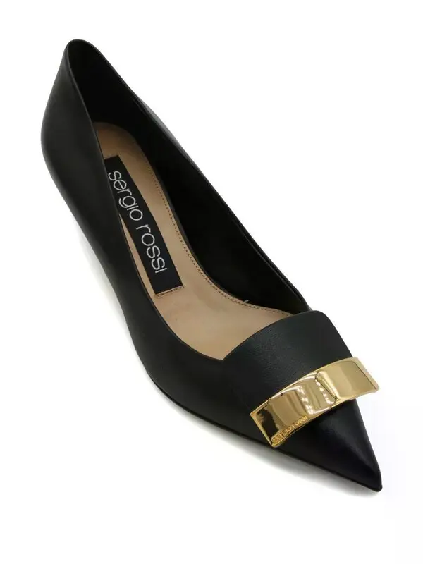 SERGIO ROSSI Sr1 45mm Pointed Pumps - Black