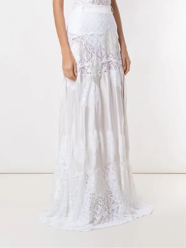 AMIR SLAMA Lace Maxi Skirt