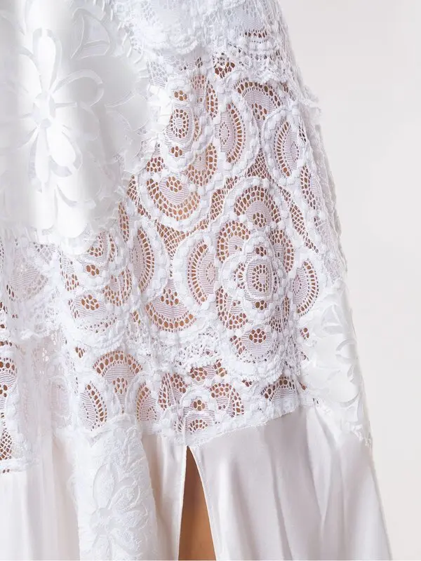 AMIR SLAMA Lace Maxi Skirt