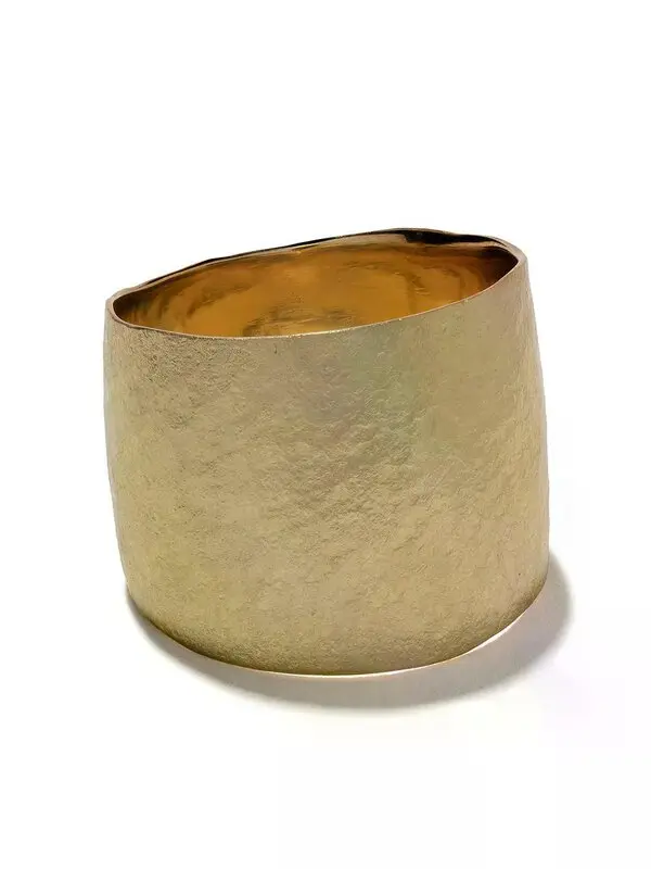 WOUTERS & HENDRIX 18kt Gold Hammered Ring - Yellow Gold