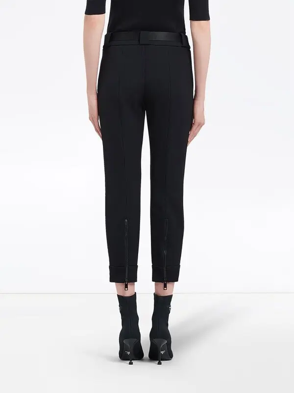 Prada Tailored Trousers With Zip Detail