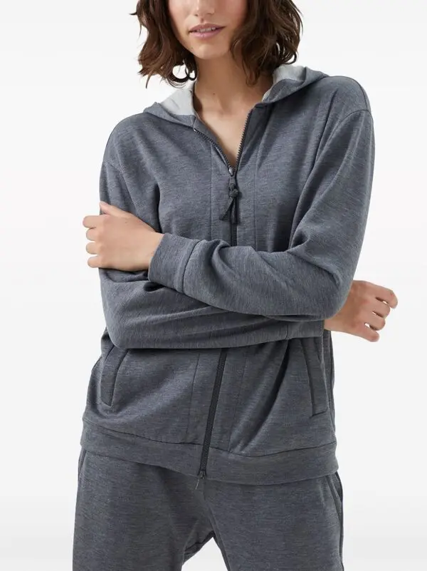 Brunello Cucinelli Zipped Long-sleeve Hoodie