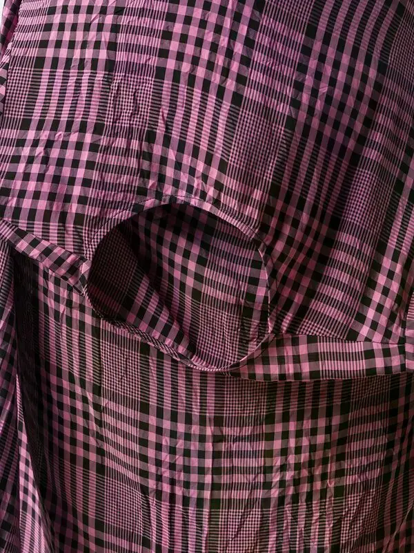 Colville Plaid Asymmetric Skirt