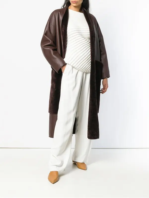 THE ROW Belted Mid-length Coat