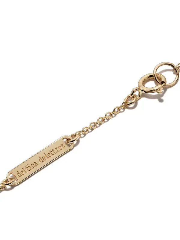 Delfina Delettrez 18kt Yellow And White Two In One Diamond Necklace