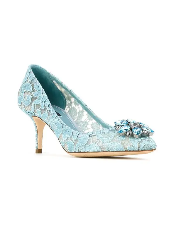 Dolce & Gabbana 60mm Brooch-detail Pumps