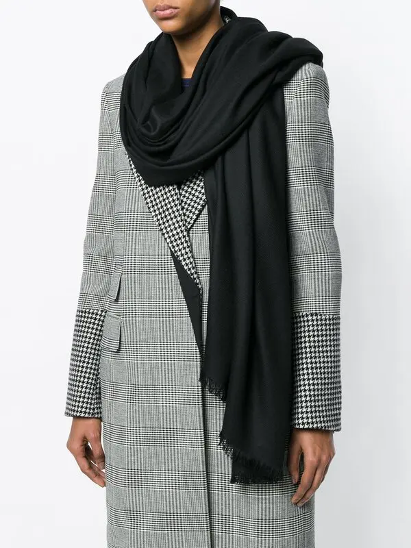 N.peal Pashmina Shawl Scarf - Black