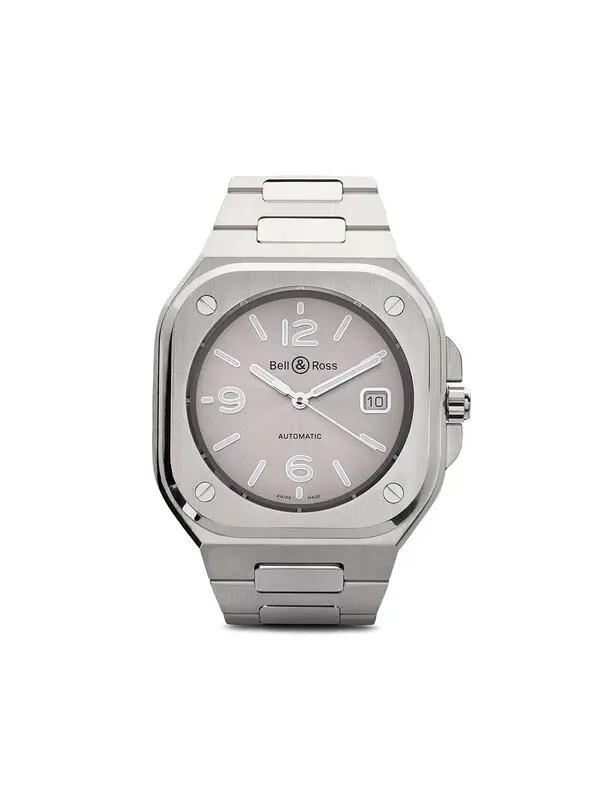 BELL & ROSS Br 05 Grey Steel 40mm - Silver