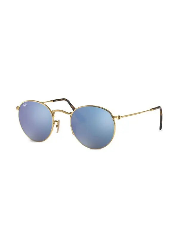 Ray-ban Round Titanium Sunglasses - Gold