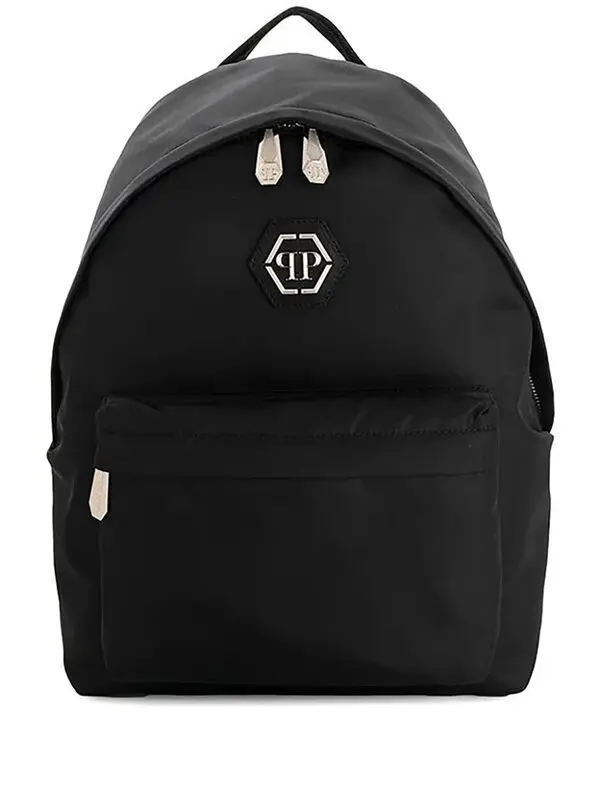 Philipp Plein Logo Plaque Backpack