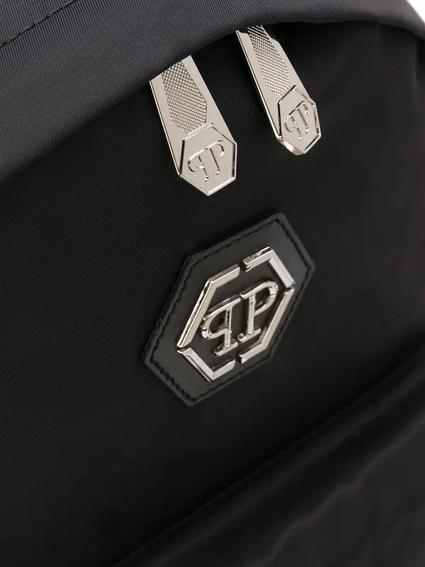 Philipp Plein Logo Plaque Backpack