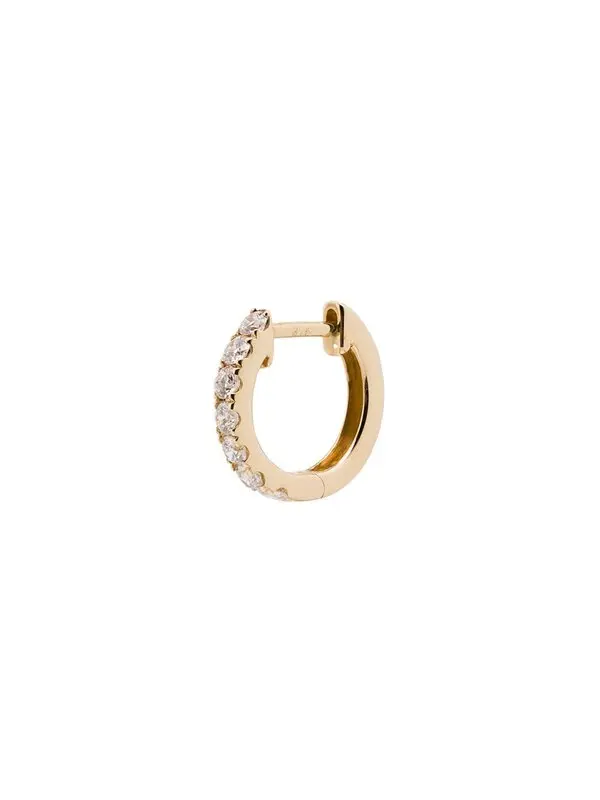 ROXANNE FIRST 14kt Diamond Hoop Earring - Gold
