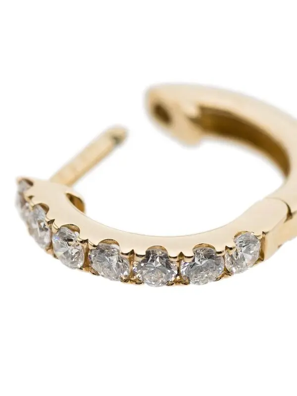 ROXANNE FIRST 14kt Diamond Hoop Earring - Gold