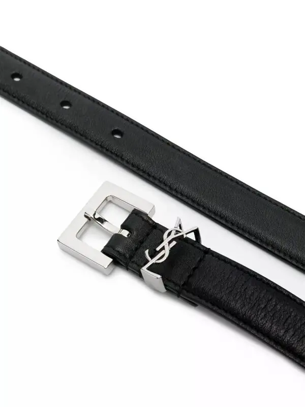 Saint Laurent Cassandre Thin Belt