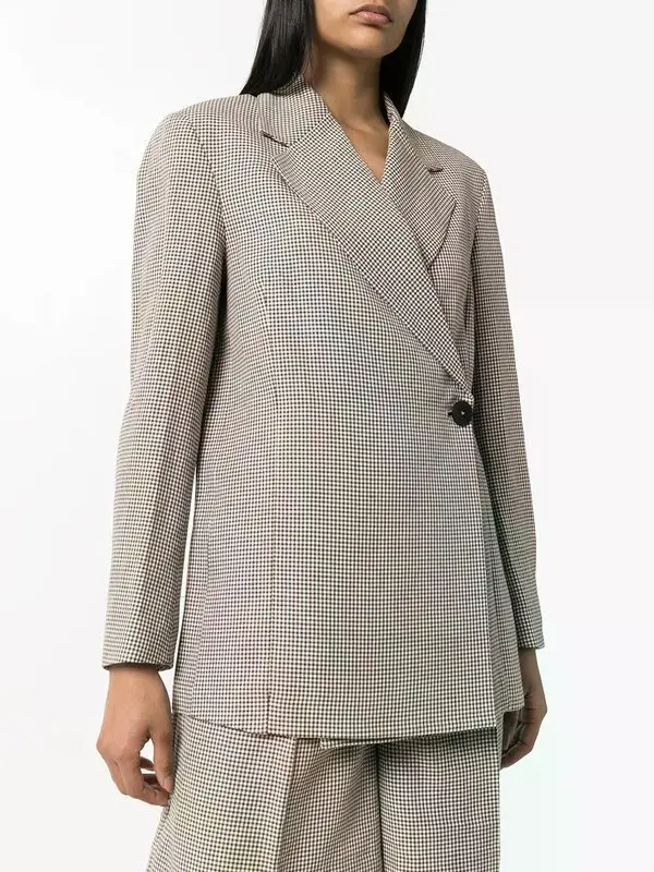 Remain Birger Christensen Viv Checked Double-breasted Blazer