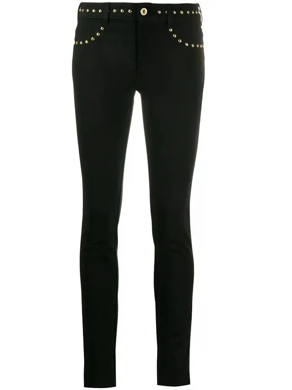 Versace Stud-detail Skinny Trousers