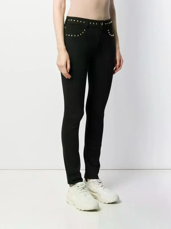 Versace Stud-detail Skinny Trousers
