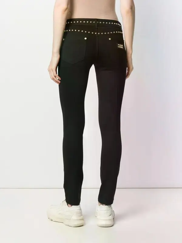 Versace Stud-detail Skinny Trousers