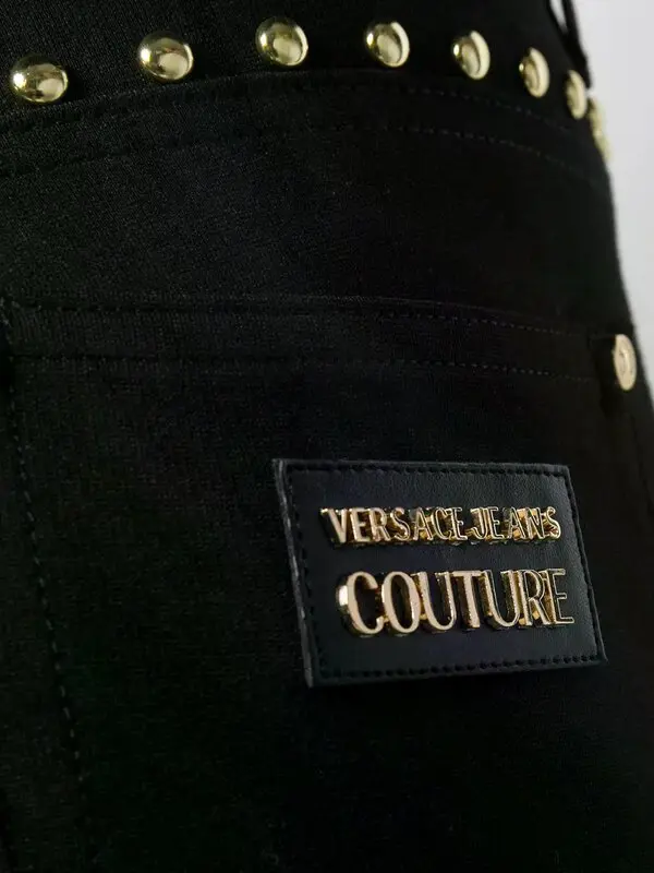 Versace Stud-detail Skinny Trousers