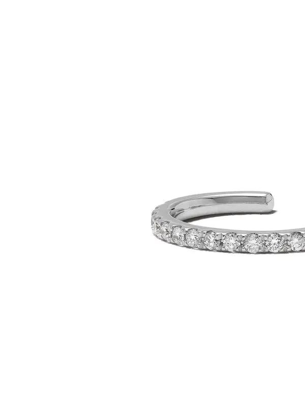 WE BY WHITEBIRD 18kt Suzanne Diamond Earcuff - Silver