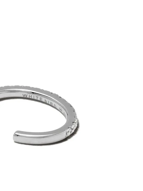WE BY WHITEBIRD 18kt Suzanne Diamond Earcuff - Silver