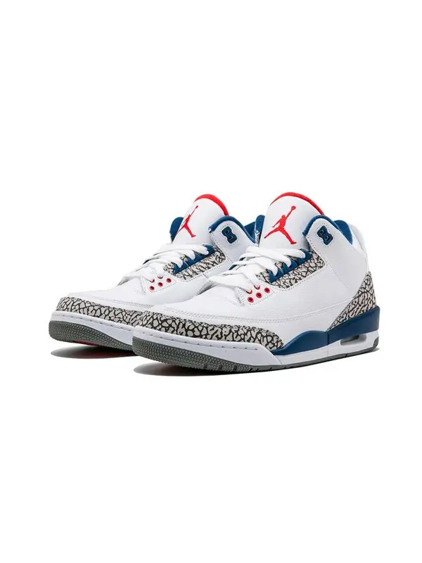 JORDAN Air 3 Retro Og True Blue Sneakers - White