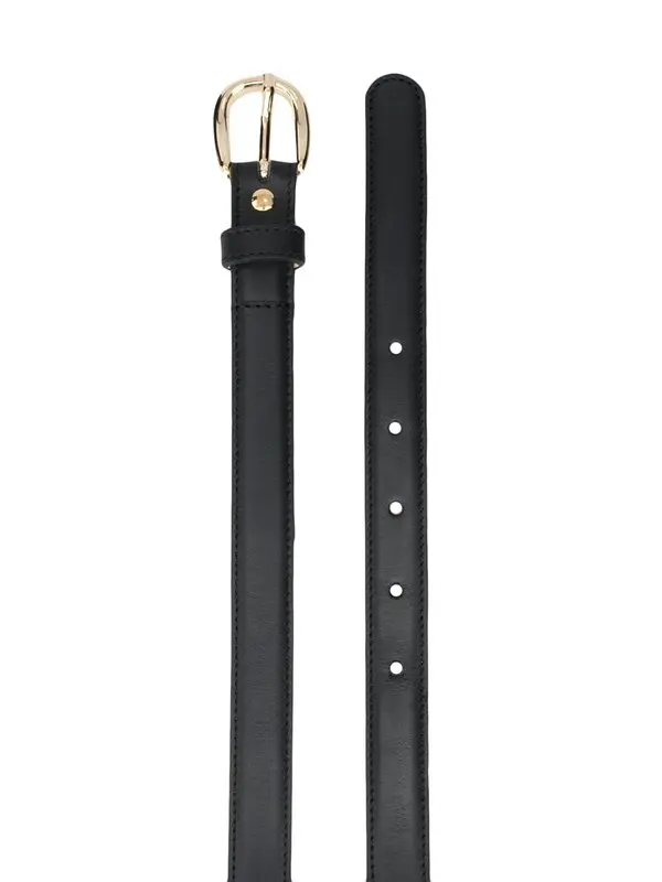 A.p.c. Rosette Leather Belt - Black