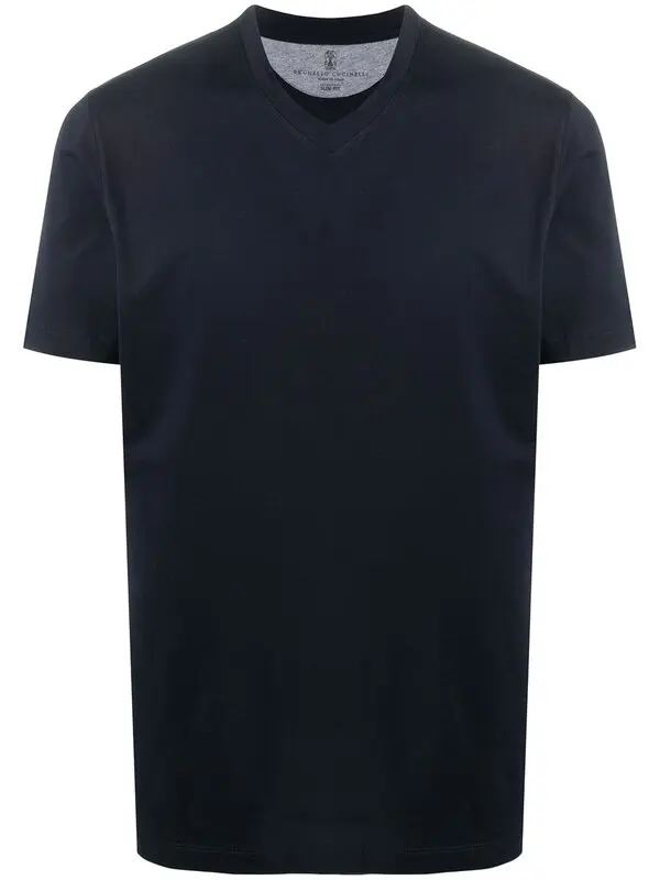 Brunello Cucinelli Cotton V-neck T-shirt