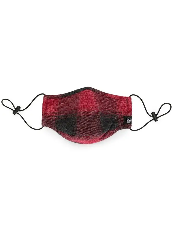 MOSTLY HEARD RARELY SEEN Two-tone Face Mask - Red