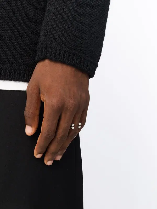 Delfina Delettrez Dots Diamond Ring - Silver