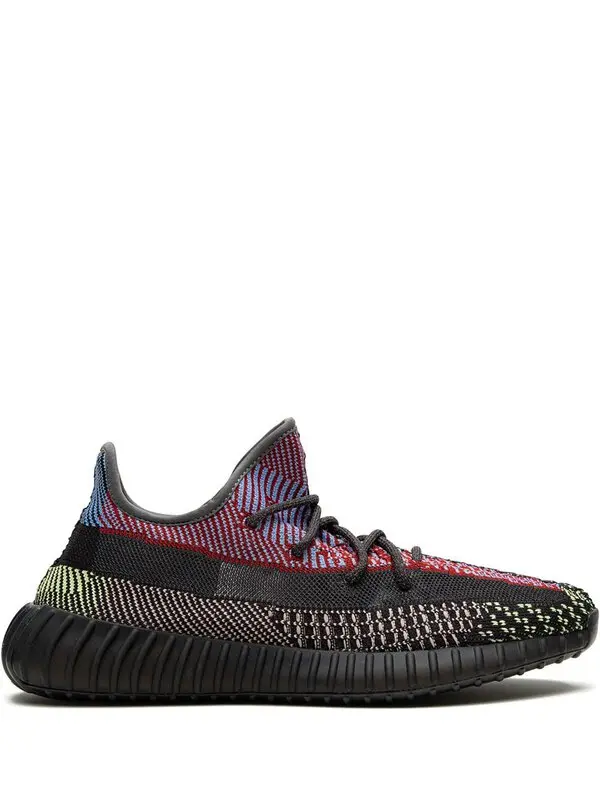 ADIDAS X YEEZY Yeezy Boost 350 V2 Reflective Sneakers - Black