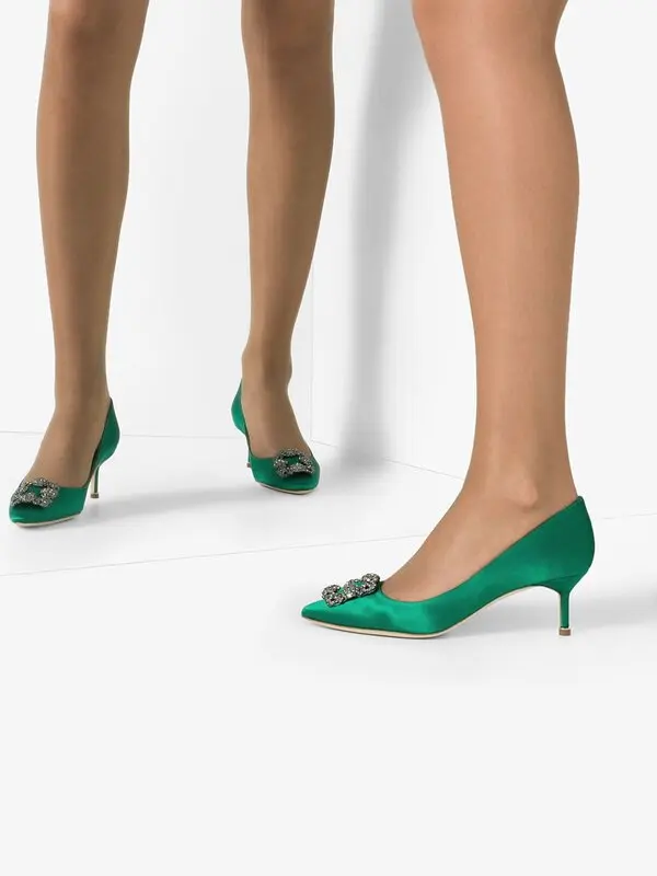 Manolo Blahnik Hangisi 50mm Pumps